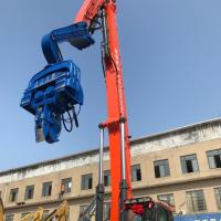 China Excavator-Mounted Sheet Pile Driver – 32Mpa Working Pressure & High Piling Efficiency for sale