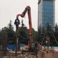 China Hydraulic Sheet Pile Driver: Eco-Friendly Operation & High-Efficiency Piling for sale