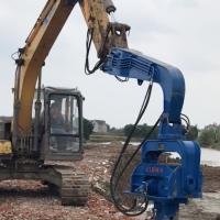 China Hydraulic Sheet Pile Driver: Eco-Friendly Operation & High-Efficiency Piling for sale