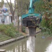 China Hydraulic Sheet Pile Driver: Eco-Friendly Operation & High-Efficiency Piling for sale