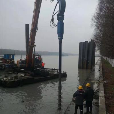 China Pile Driver Ultimate Solution: 2-Ton Hammer Power & Direct Excavator Mounting for sale