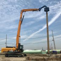 China Pile Driver Ultimate Solution: 2-Ton Hammer Power & Direct Excavator Mounting for sale
