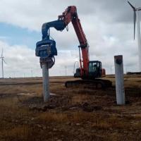 China Versatile Pile Driver: High-Efficiency Installation for Solar & Crane Projects for sale