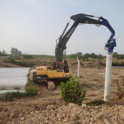 China 10m Solar Pile Driver: Vibro Hammer for Coated Concrete Piles for sale