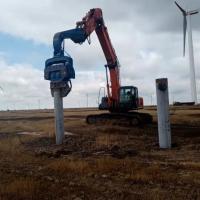 China Solar Foundation Pile Driver: 12m Working Depth, High Efficiency & Precise Positioning for sale