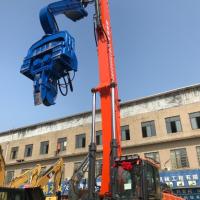 China Solar Foundation Pile Driver: 12m Working Depth, High Efficiency & Precise Positioning for sale