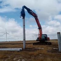 China Solar Foundation Pile Hammer: 3200rpm Vibration, High Efficiency & Reliable Operation for sale