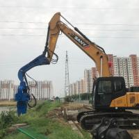 China Precise Pile Driver for Solar Farms: Efficient Sheet Piling & Vibro Technology for sale