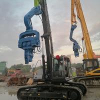 China Precise Pile Driver for Solar Farms: Efficient Sheet Piling & Vibro Technology for sale