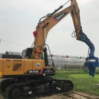China Precise Pile Driver for Solar Farms: Efficient Sheet Piling & Vibro Technology for sale
