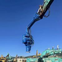 China Hydraulic Vibrating Pile Driver – Cement Coated Pile Driving, High Efficiency & Precise Penetration for sale