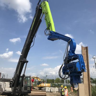 China Durable Hydraulic Vibratory Hammer Pile Driver – High-Performance Vibro Machine for Sheet Pile for sale