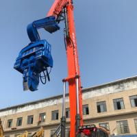 China 2800RPM 335KN Pile Hammer – Vibro, Big Excavator Mounted & Eco Friendly for sale
