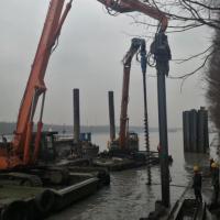 China 18m Max Pile Hydraulic Vibratory Pile Hammer – Low Noise & High Efficiency for sale