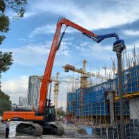 China 18m Max Pile Hydraulic Vibratory Pile Hammer – Low Noise & High Efficiency for sale
