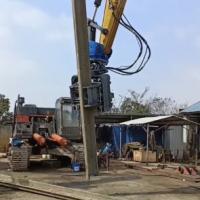 China Side Grip Vibratory Pile Hammer: Excavator Mounted & 360° Rotation for sale