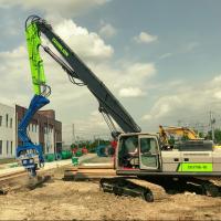 China Precision Hydraulic Sheet Pile Driver – 15 Meter & Excavator Supported Efficiency for sale