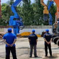 China PCF-300 Series Pile Hammer: 3500 RPM High-Frequency & Excavator-Mounted Vibro Hammer for sale