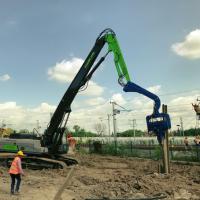China 15m Hydraulic Pile Hammer: High-Frequency Vibro Driver for Deep Foundation Work for sale
