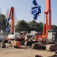China 15m Hydraulic Pile Hammer: High-Frequency Vibro Driver for Deep Foundation Work for sale