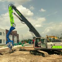 China 15m Hydraulic Pile Hammer: High-Frequency Vibro Driver for Deep Foundation Work for sale