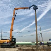China High-Efficiency Hydraulic Pile Driver - Quick Running Speed & Variable Hydraulic System for sale