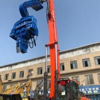 China 18M Impact Hammer Pile Driver - Hydraulic System, 3200rpm & Quick Conversion for sale