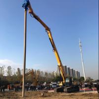 China Hydraulic Excavator Pile Driver - 470Kn Force, 3 Ton & Quick Conversion for sale