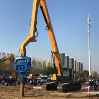 China Hydraulic Excavator Pile Driver - 470Kn Force, 3 Ton & Quick Conversion for sale