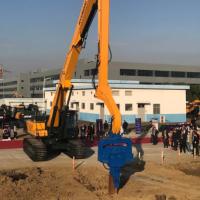 China Hydraulic Excavator Pile Driver - 470Kn Force, 3 Ton & Quick Conversion for sale