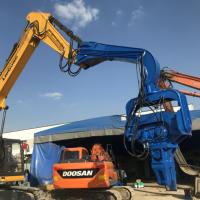 China Hydraulic Sheet Pile Driver - 2750RPM, 2.75T & 12M Piling Depth + Eco-Friendly for sale