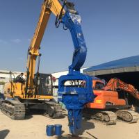 China Hydraulic Sheet Pile Driver - 2750RPM, 2.75T & 12M Piling Depth + Eco-Friendly for sale