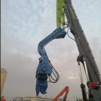 China High-Performance Pile Driver - Vibra 3300RPM, 18M Sheet Pile & Easy Maintenance for sale