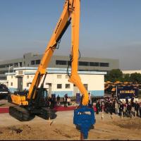 China 3200RPM High-Speed Excavator Mounted Pile Driver – 21M Sheet Pile Capacity for Construction for sale