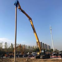 China 3200RPM High-Speed Excavator Mounted Pile Driver – 21M Sheet Pile Capacity for Construction for sale