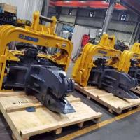 China 15m/Min High-Efficiency Pile Driver – Hydraulic Impact & Rubber Sheath for Guardrail for sale