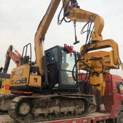 China 12m Depth Sheet Pile Driver – Pneumatic & Excavator Mounted For Construction for sale