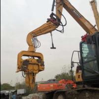 China 12m Depth Sheet Pile Driver – Pneumatic & Excavator Mounted For Construction for sale