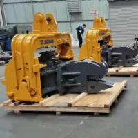 China Excavator-Mounted Vibro Pile Driver – Canal Side Piling & Steel/Cement Pile Focus for sale