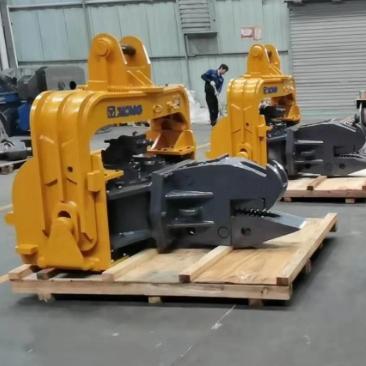 China Excavator-Mounted Vibro Pile Driver – Canal Side Piling & Steel/Cement Pile Focus for sale