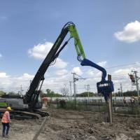 China CE Certified Hydraulic Vibro Hammer – 12m Depth & Excavator-Mounted for Sheet Pile for sale