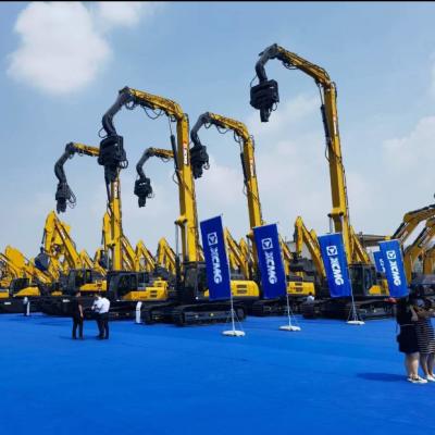 China Excavator-Mounted Hydraulic Pile Driver – 18m Max Length & Powerful Vibration for sale