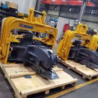 China Excavator-Mounted Hydraulic Pile Driver – 18m Max Length & Powerful Vibration for sale