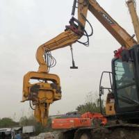 China 10m Sheet Pile Driver – Excavator & Boat Mounted & Hydraulic Power for sale
