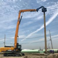 China 10m Sheet Pile Driver – Excavator & Boat Mounted & Hydraulic Power for sale
