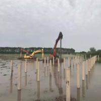 China Excavator Sheet Pile Driver – Jetties Water Driven & Hydraulic Power for sale