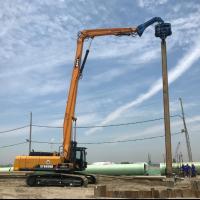 China Excavator Sheet Pile Driver – Jetties Water Driven & Hydraulic Power for sale