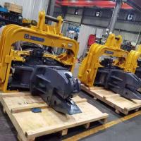 China High Precision Sheet Vibro Pile Driver - Amphibious Excavator Mounted Type for sale
