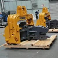 China High Precision Sheet Vibro Pile Driver - Amphibious Excavator Mounted Type for sale