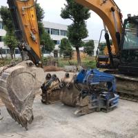 China Excavator Hydraulic Vibratory Pile Driver | Low-Noise Cement Sheet Pile Operation for sale